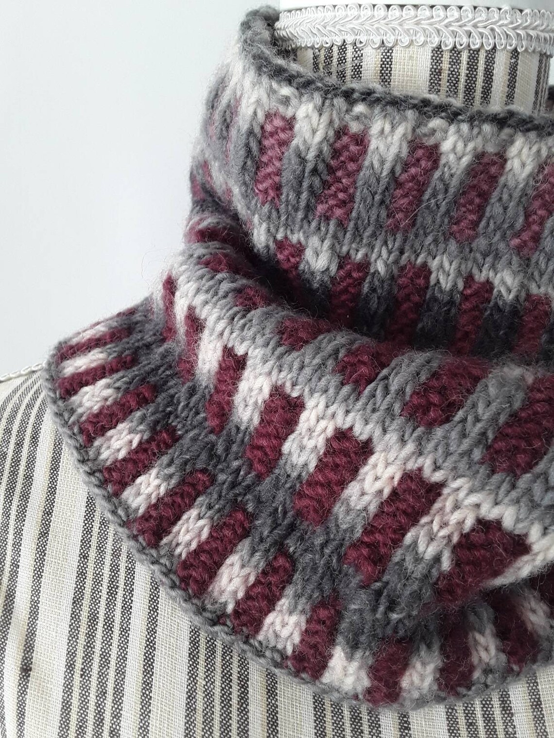 Wool Neck Warmer Scarf, Men Neck Warmer, Women Neck Scarf, Wool Unisex ...