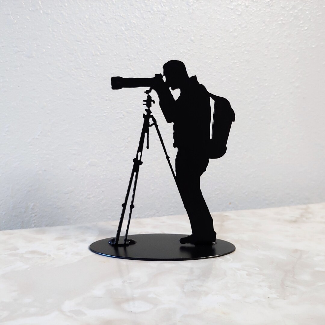 Photographer, Photography, Home Decor, Shelf Decoration, Steel - Etsy