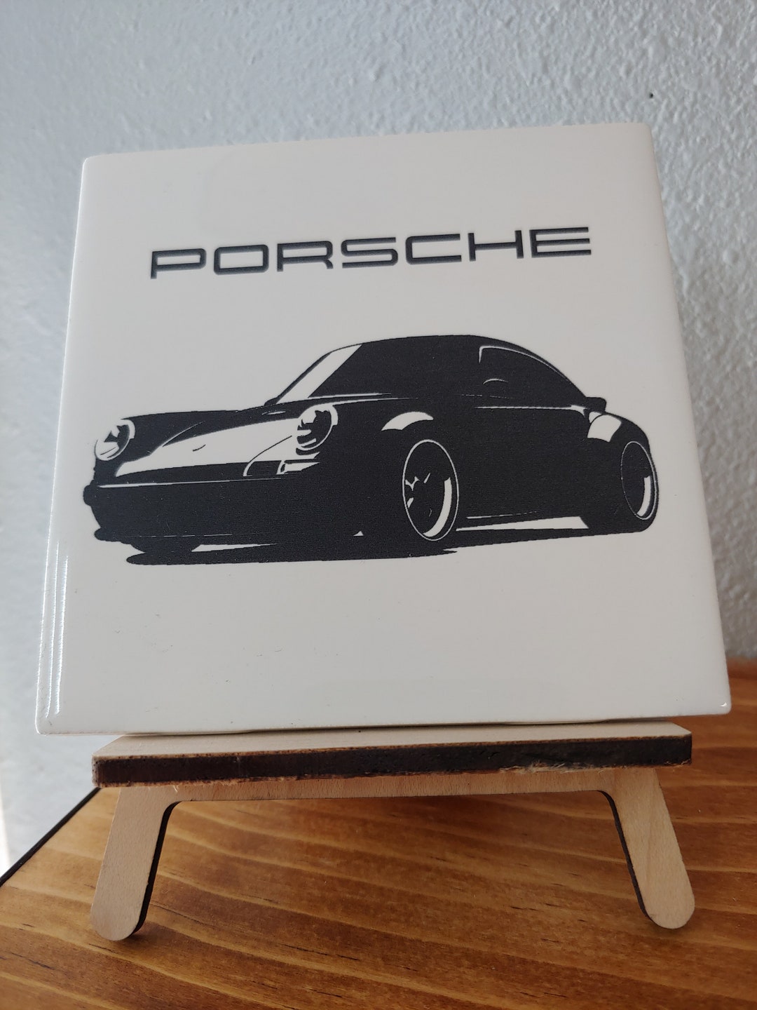 Porsche 911 Singer, Engraved Ceramic Coaster - Etsy