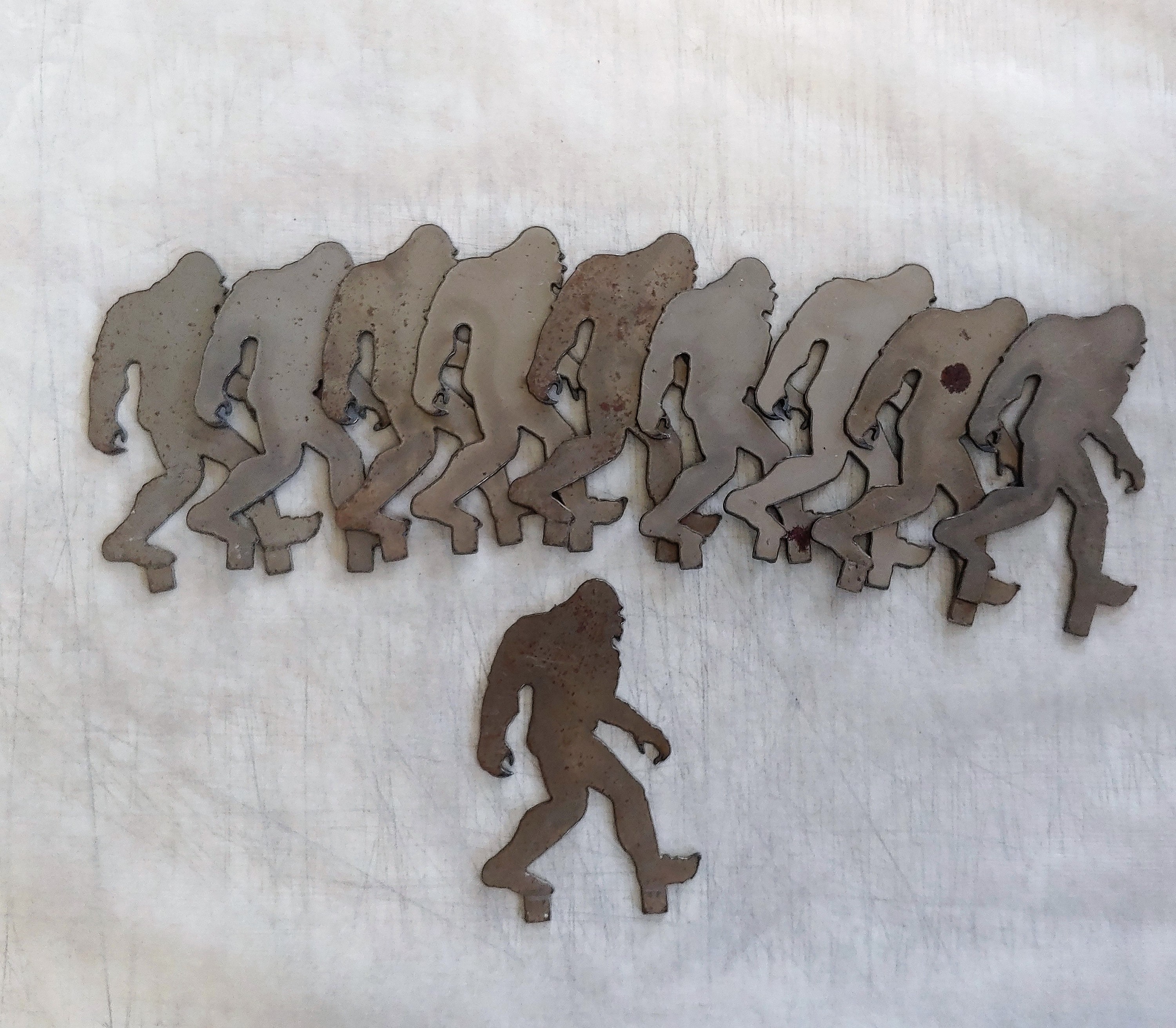 Bigfoot Sasquatch Yeti Metal Blanks Art Craft Suministros | Etsy