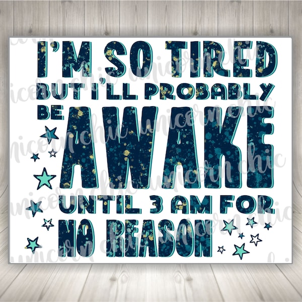 So I'm Awake - Etsy