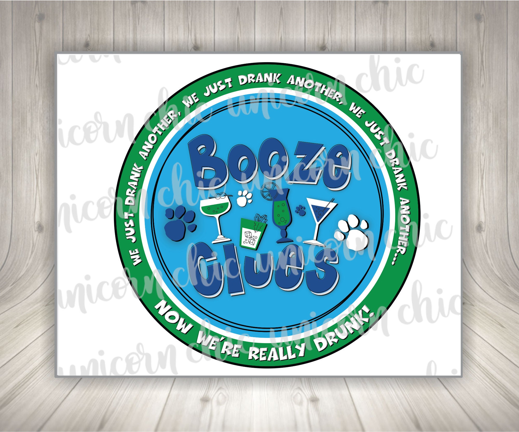 Booze Clues Sublimation Transfer Drunk Sublimation Transfer - Etsy