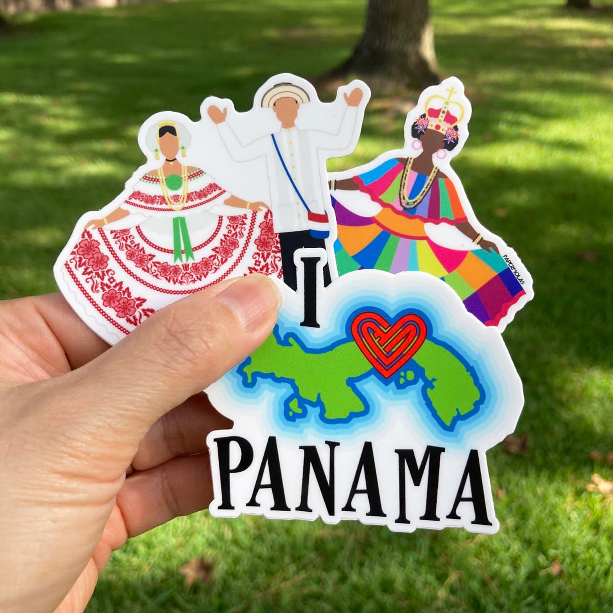 Panamanian Culture Vinyl Sticker Set - Etsy