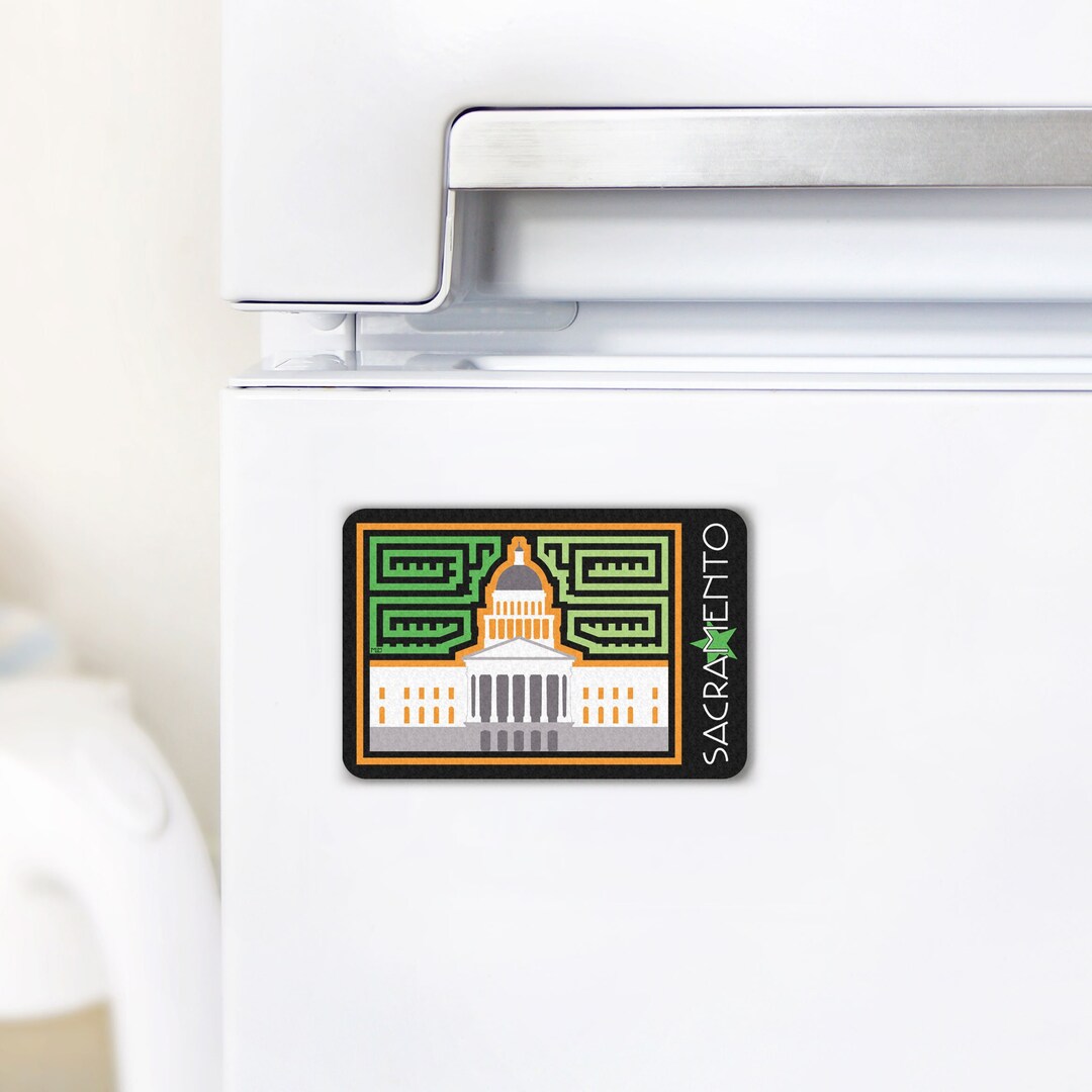 California State Capitol Magnet With Mola-inspired Design - Etsy