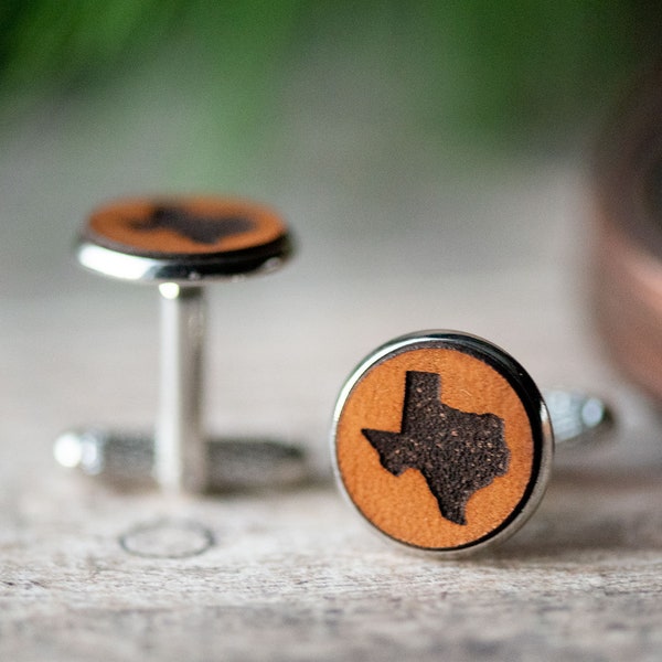 Texas Cufflinks - Etsy