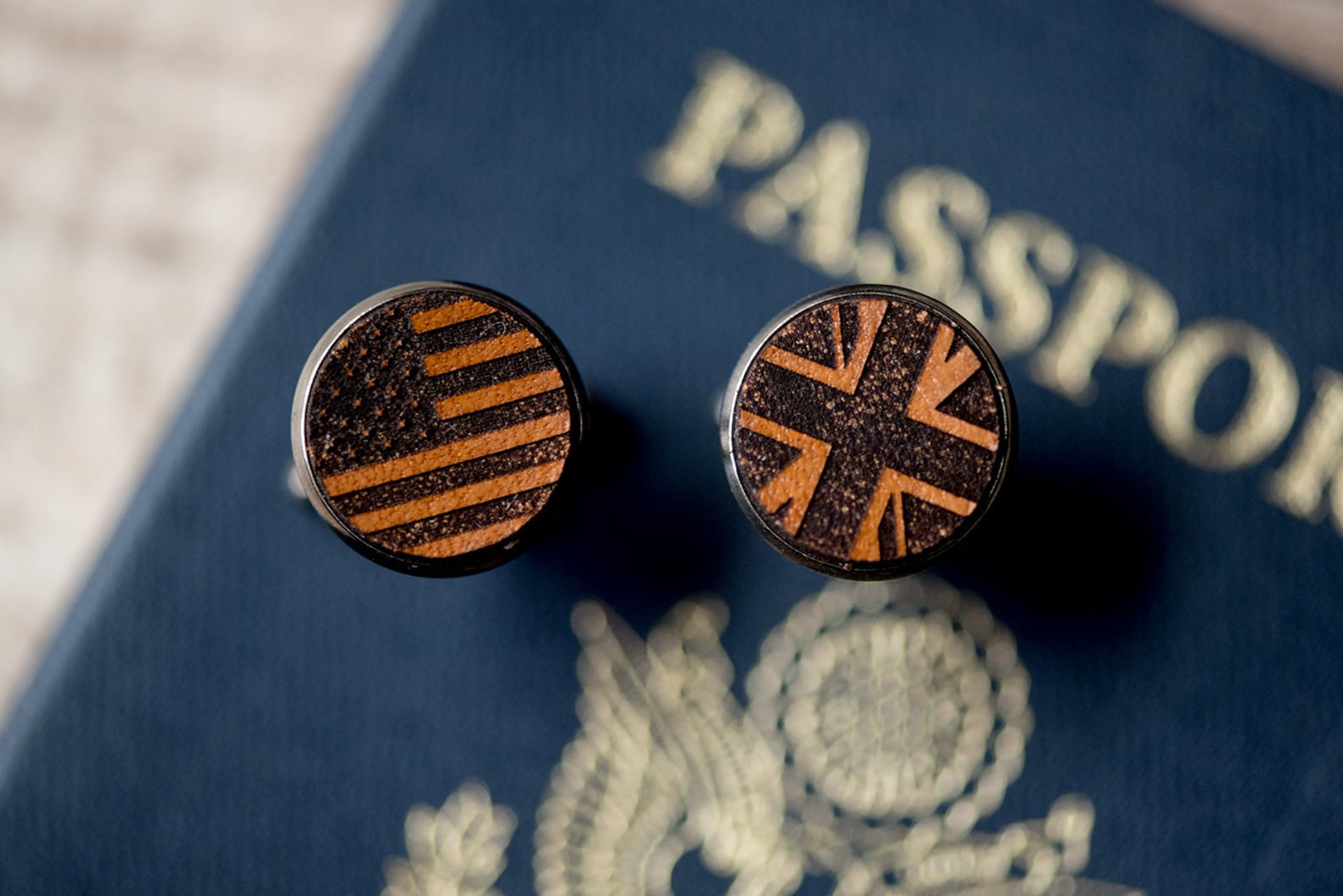 American Flag Cufflinks, Dual Citizenship Cufflinks - Etsy