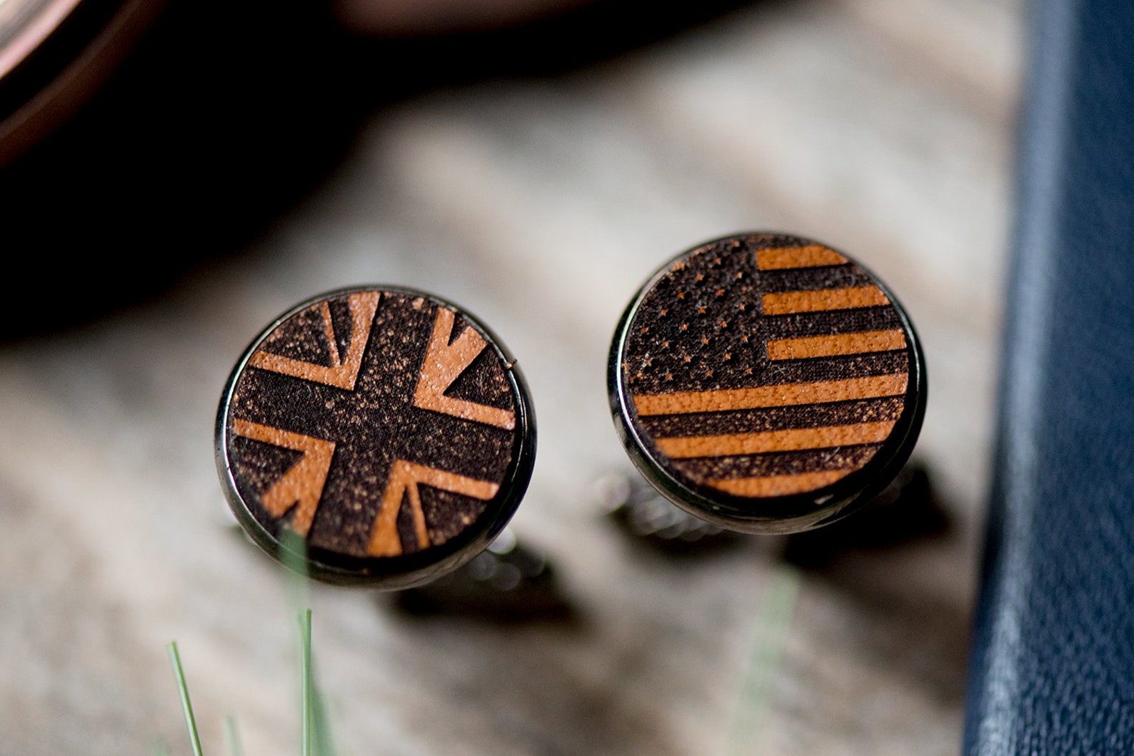 American Flag Cufflinks, Dual Citizenship Cufflinks - Etsy