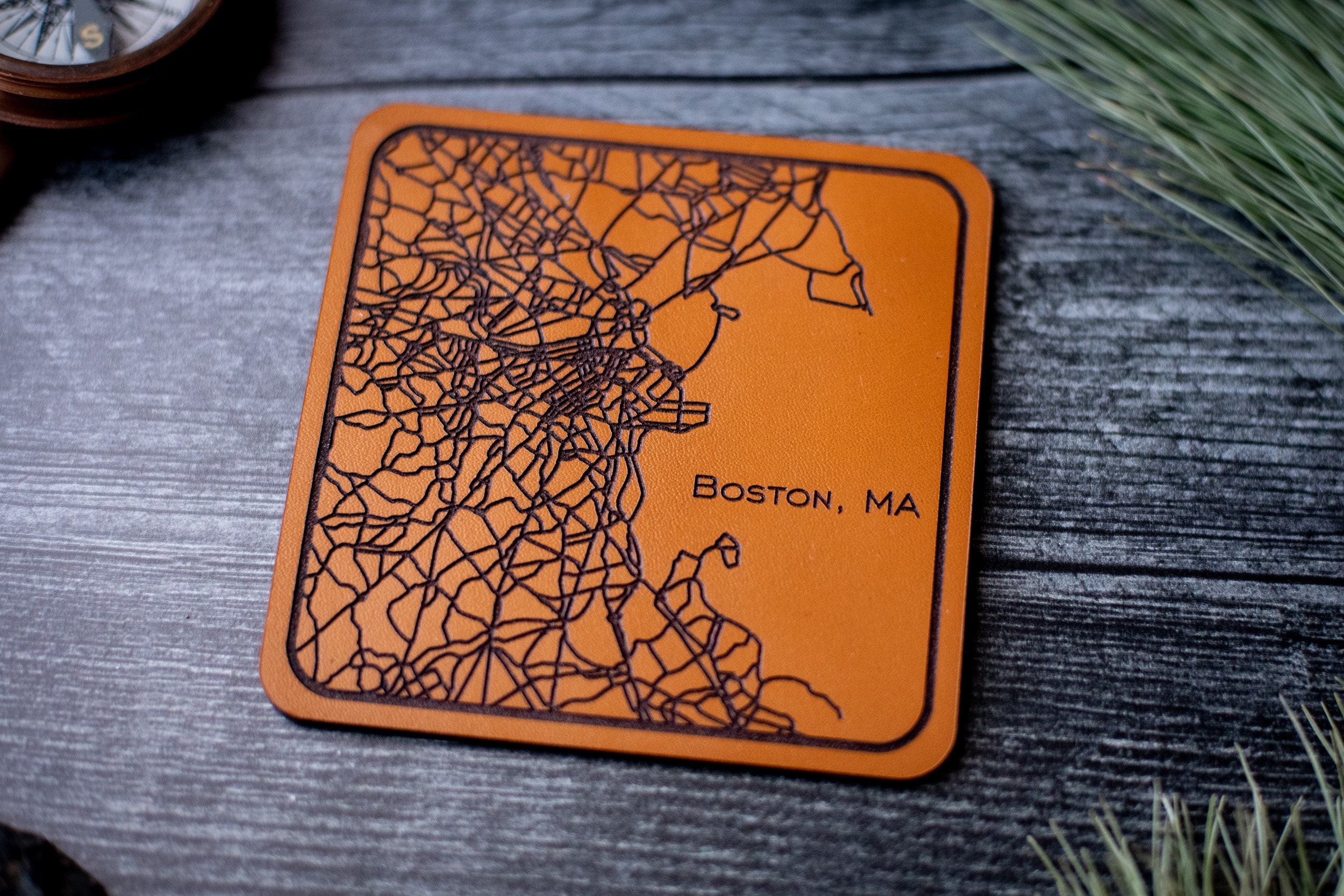 City Street Custom Coasters Choose Your City - Etsy