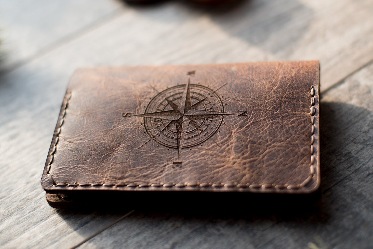 Personalized Leather Passport Wallet, Leather Passport Holder, Monogram ...