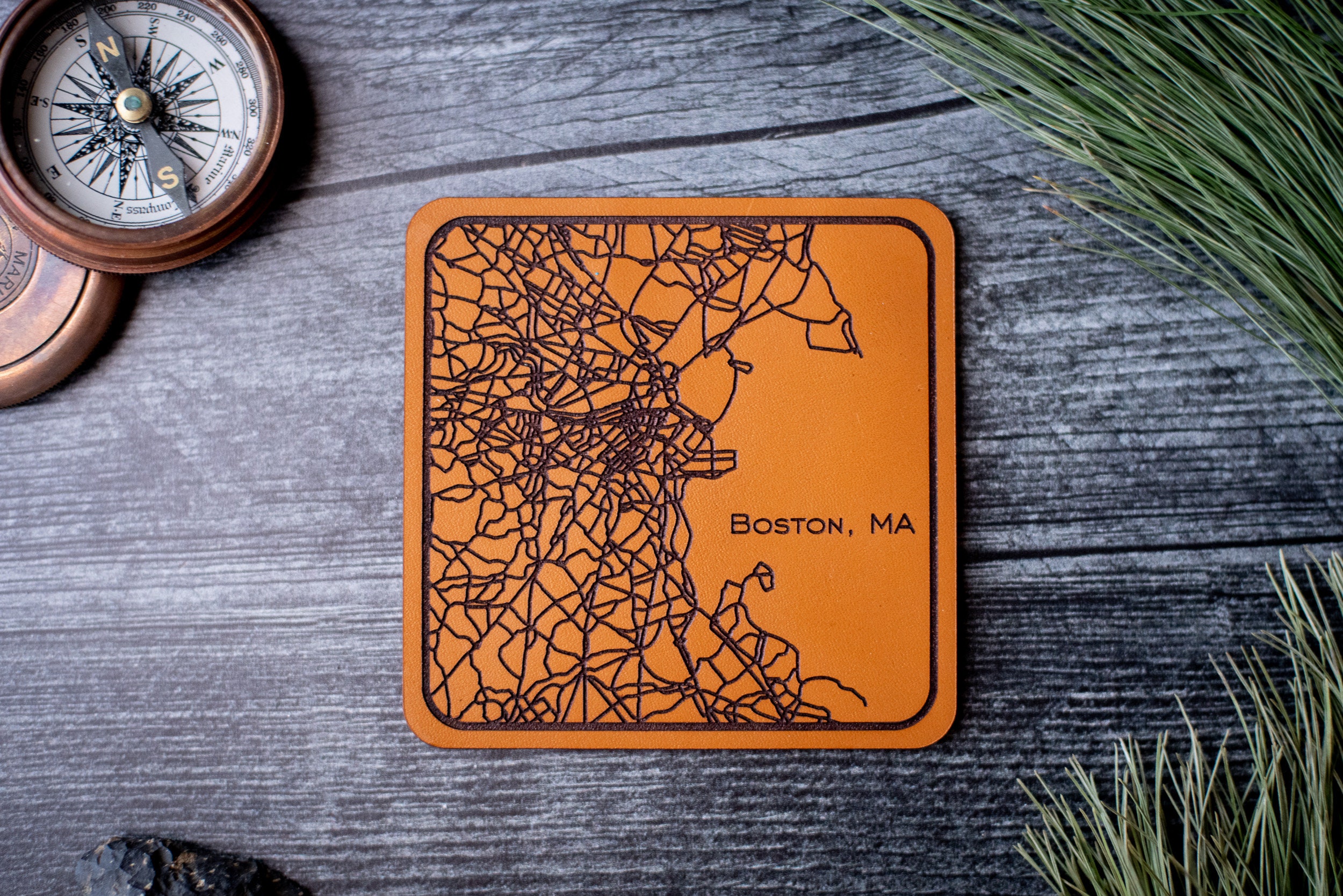 City Street Custom Coasters Choose Your City - Etsy