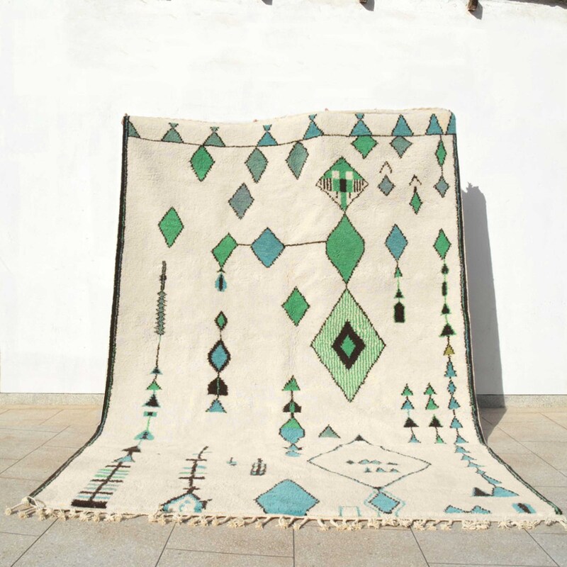 Turquoise Rug - Etsy