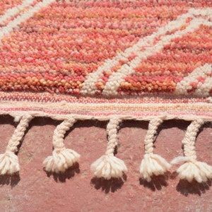 Pink Moroccan Rug, Red Moroccan Rug, Pink Wool Rug, Colorful Home Decor ...