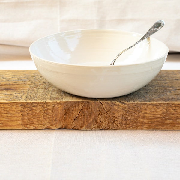 White Ceramic Bowl - Etsy