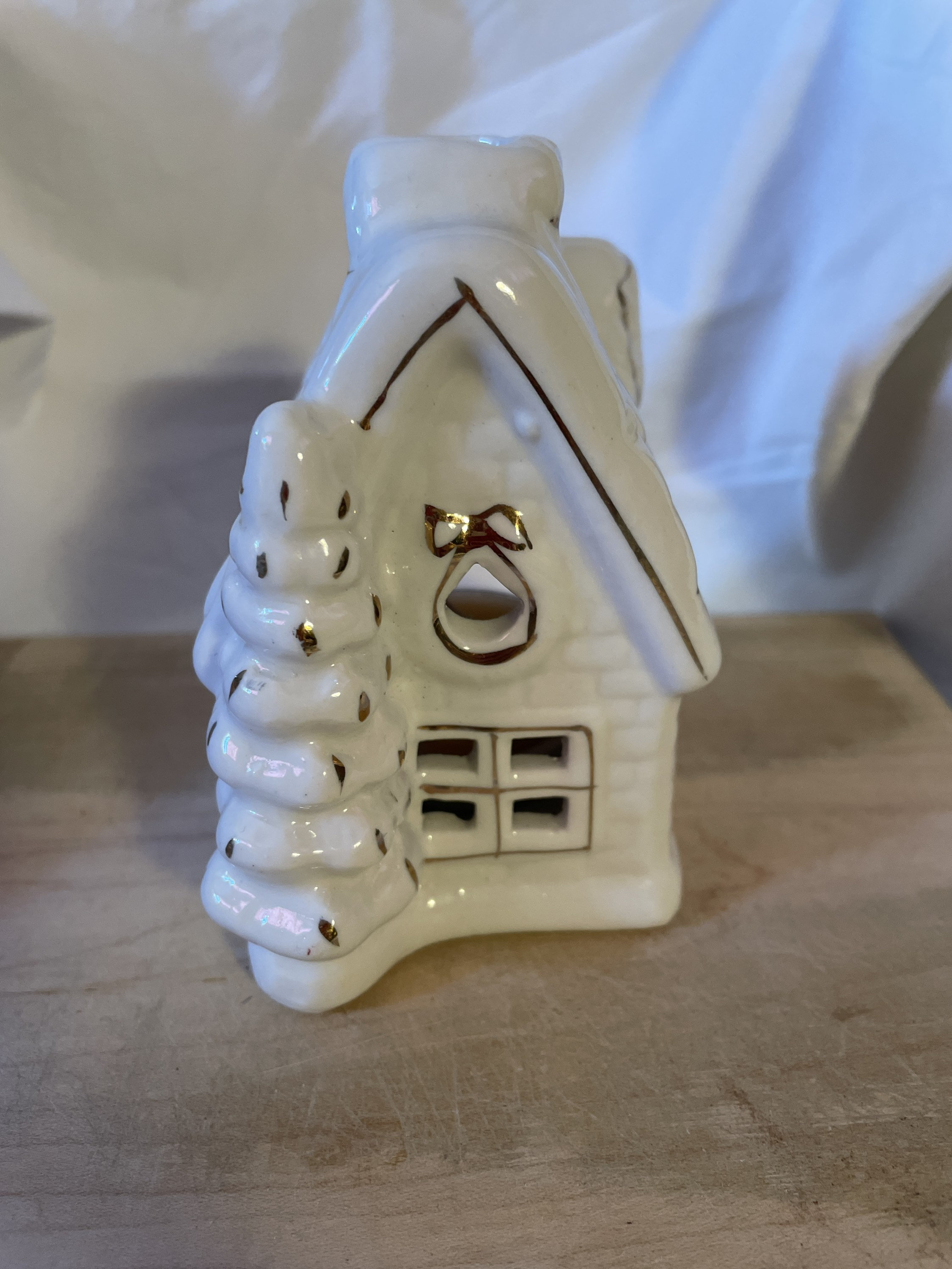 Vintage Winter Santa House - Etsy