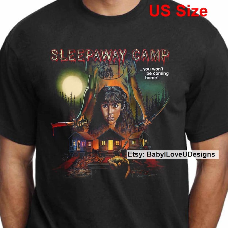 Sleepaway Camp T Shirt Camping T Shirt Retro Slasher Horror Etsy