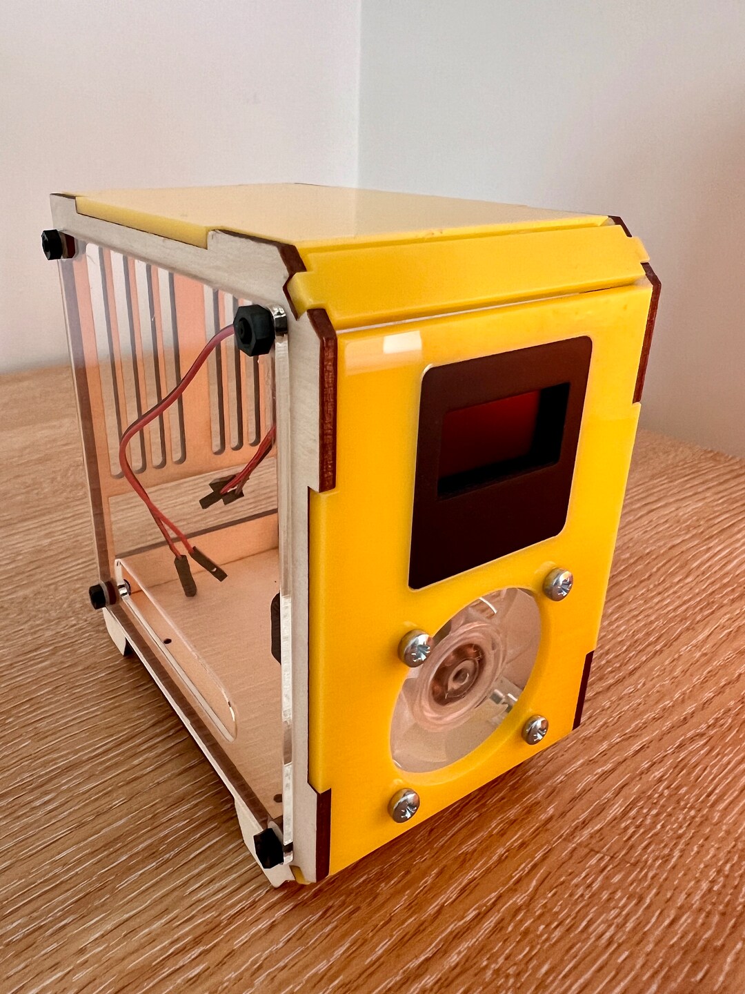 Yellow Acrylic Raspberry Pi Mini Tower Case With OLED & Fan - Etsy UK