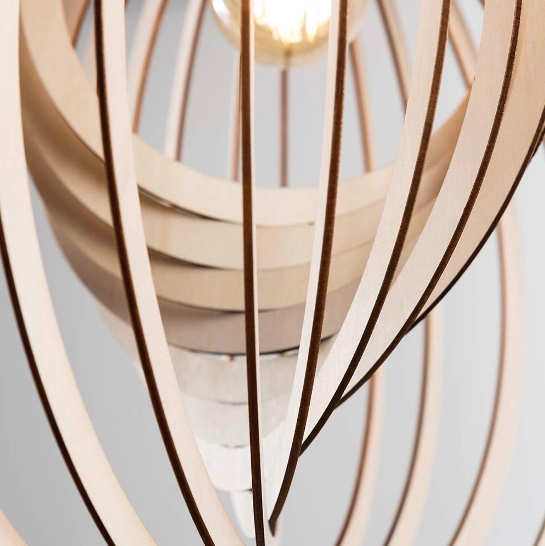 Pendant Light Shade Lamp Shade Ceiling Light Shade Spiral | Etsy