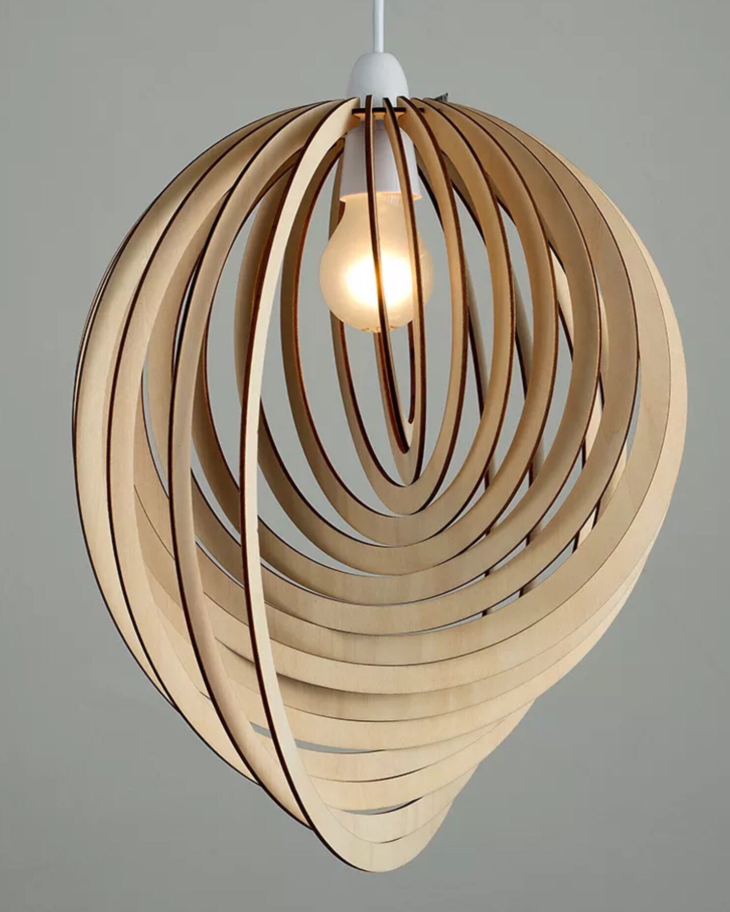 Pendant Light Shade Lamp Shade Ceiling Light Shade Spiral | Etsy