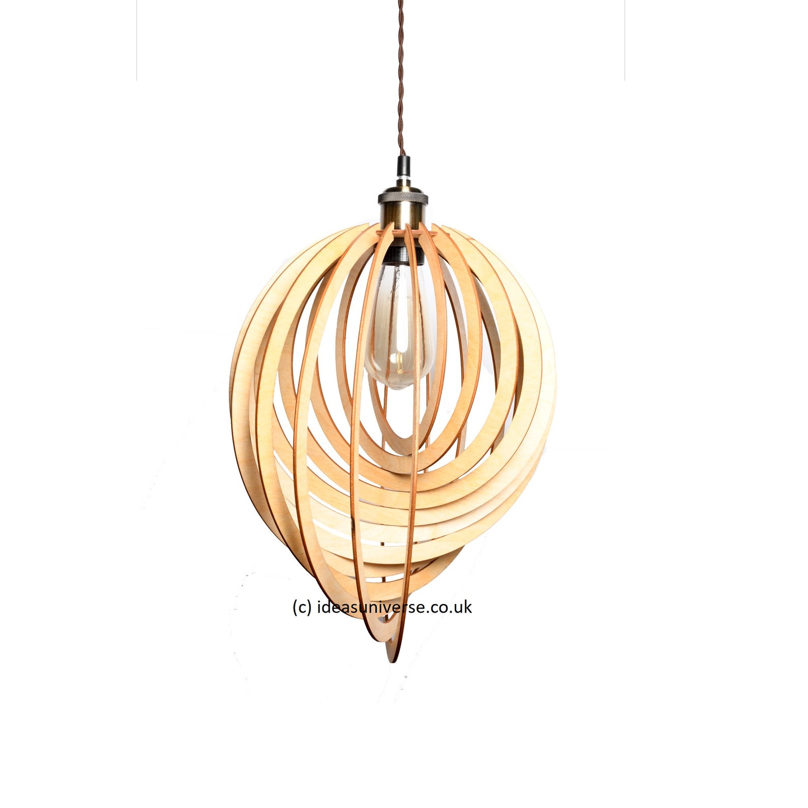 Pendant Light Shade Lamp Shade Ceiling Light Shade Spiral | Etsy UK