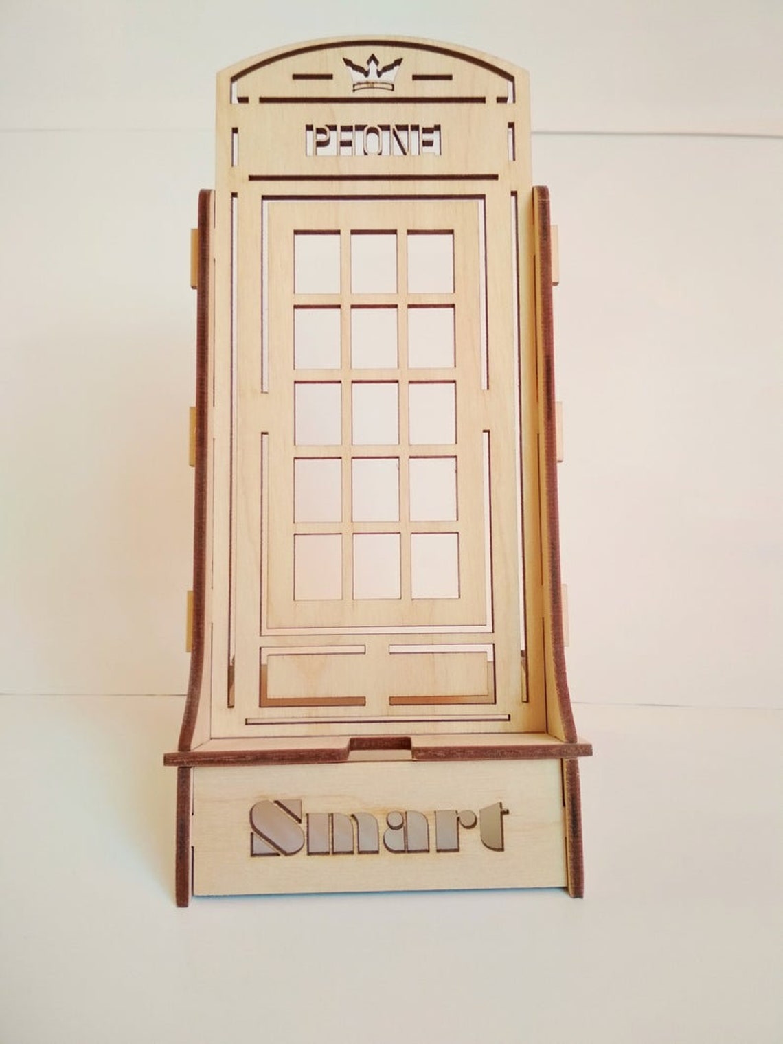 Smart Mobile Phone Stand Birch Plywood - Etsy UK