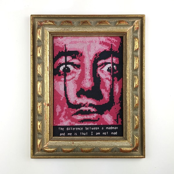 Salvador Dali Cross Stitch Pattern - Etsy