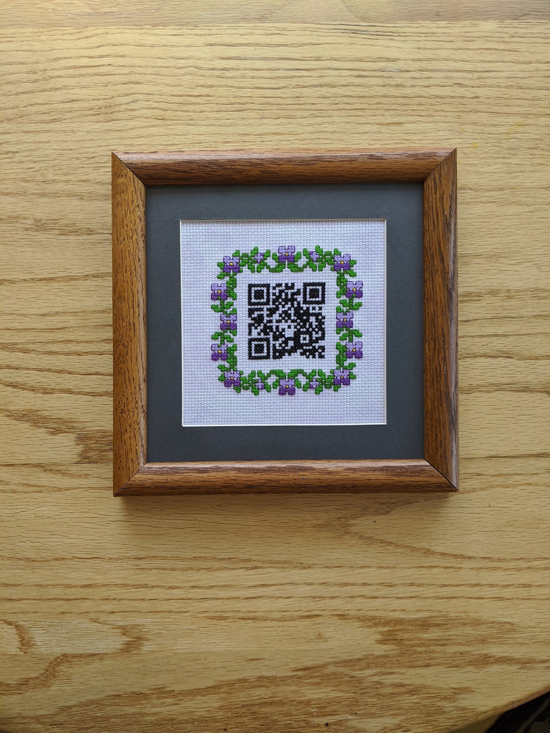 Subversive QR Code Cross Stitch Pattern: "nosy Little F*cker" (PDF ...