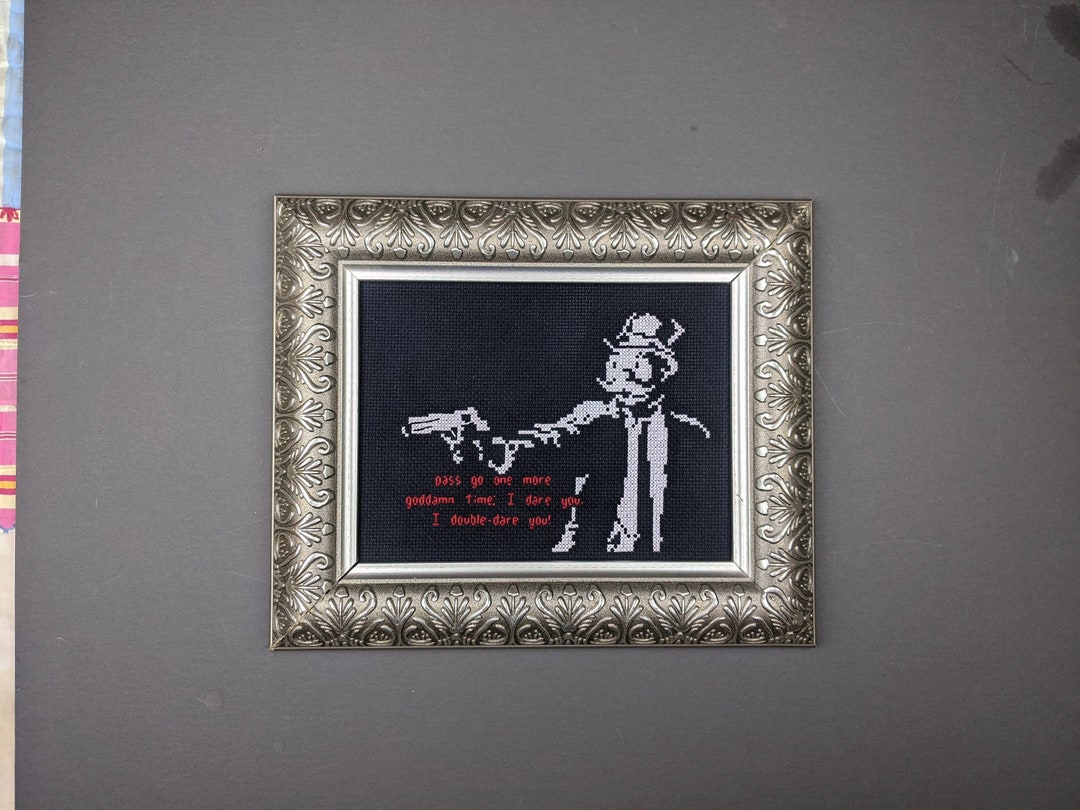 Monopoly Pulp Fiction Mashup Cross Stitch Pattern: Beginner DIY (PDF ...
