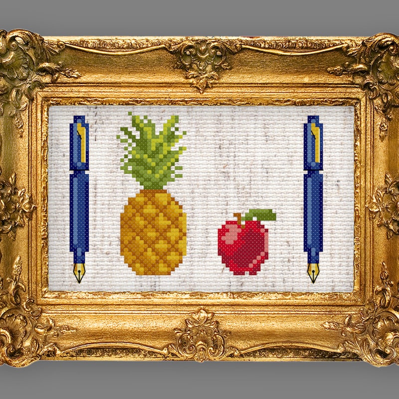 Pineapple Apple Pen - Etsy