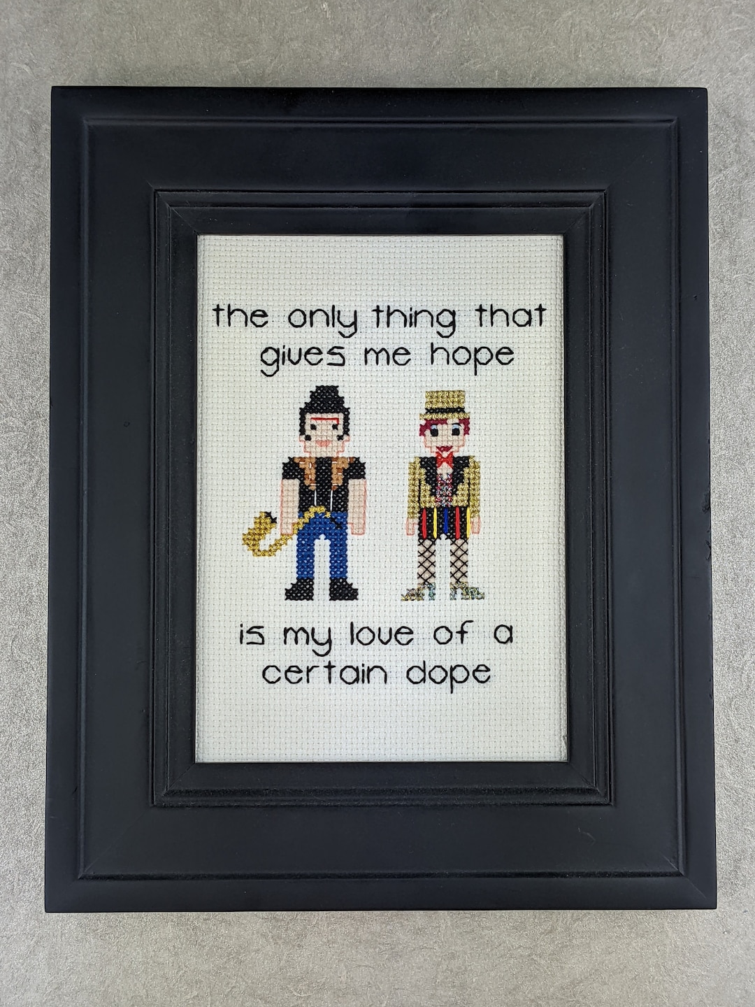 Rocky Horror RHPS Inspired Cross Stitch Pattern: Eddie and Columbia ...