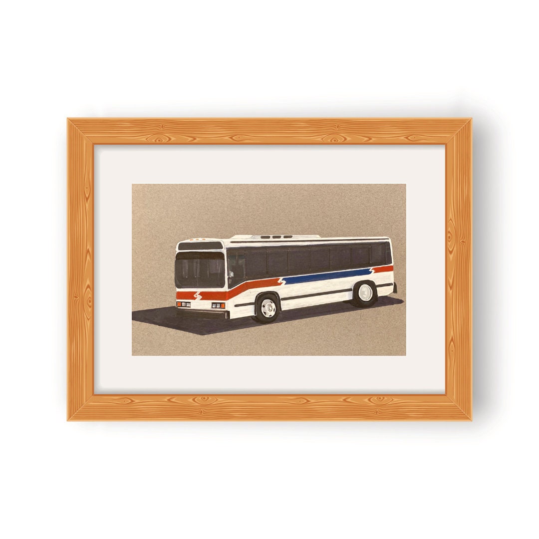 Neoplane Historic Bus Print philadelphia Open Edition - Etsy