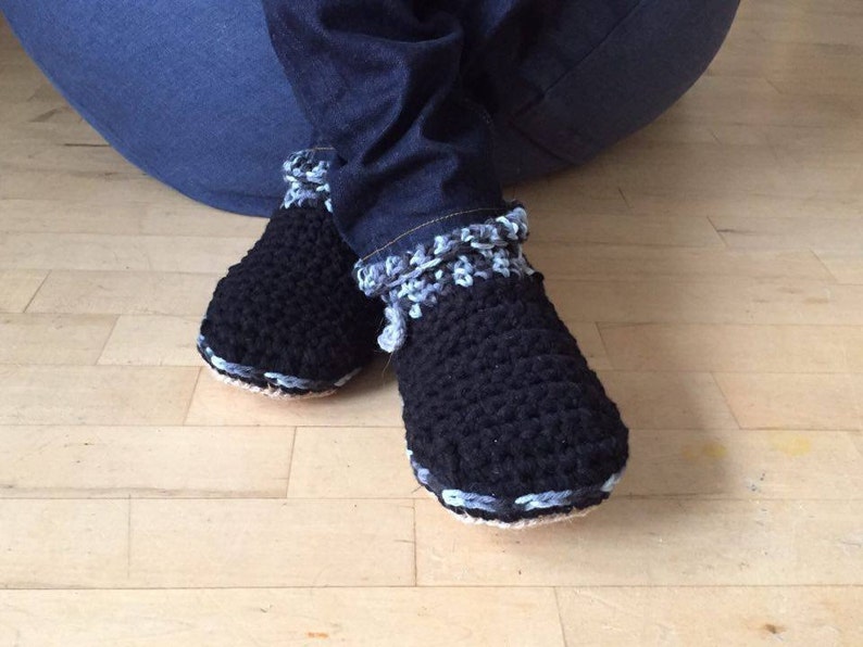 PDF PATTERN, Men Slipper Boots, Men Crochet Slippers, Slippers Pattern ...
