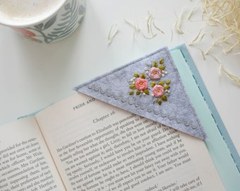 Personalized Embroidered Corner Bookmark Book Lovers Gift Ideas ...
