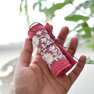 Handmade Needle Roll for Embroiderers & Sewists Perfect Needle Storage ...