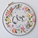 Baby Nursery Hoop. Floral Baby Hoop. Personalised Hoop - Etsy Canada
