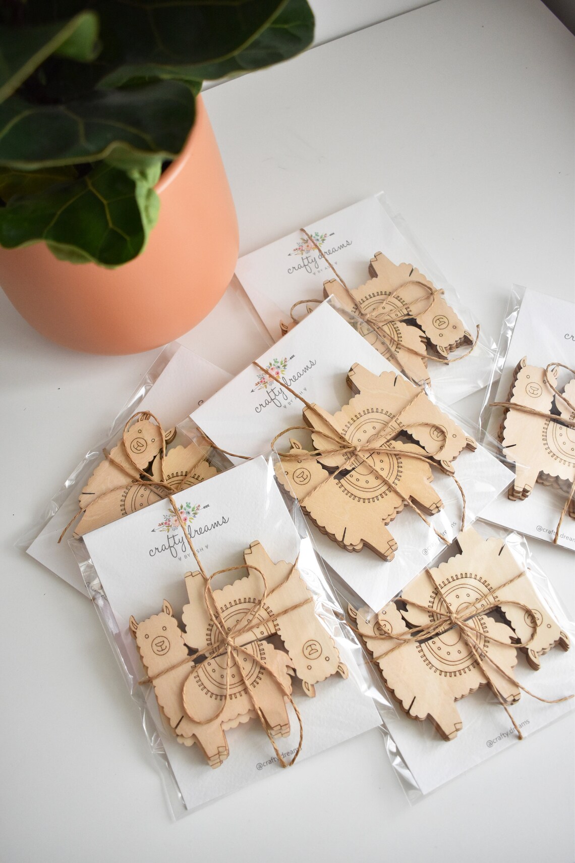 Llama Bobbins. Wooden Floss Holder. Thread Organizing Spools - Etsy