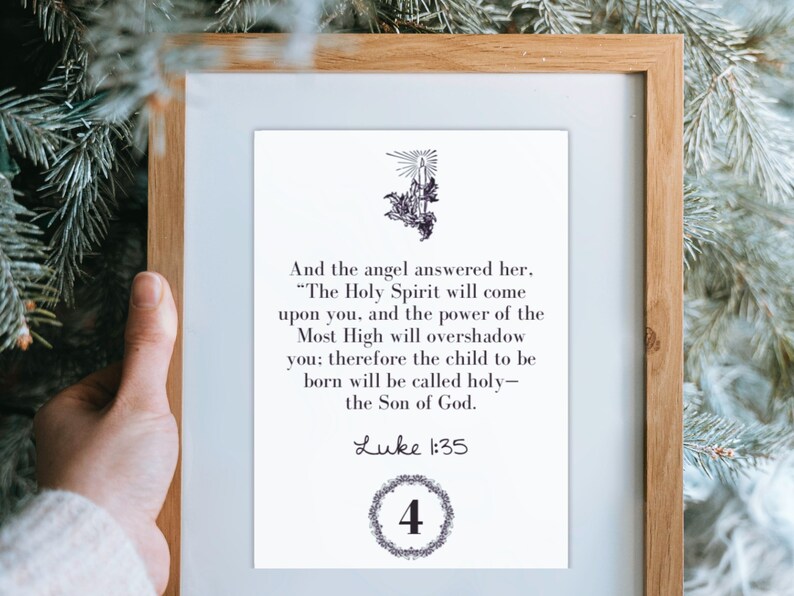 Advent Scripture Printable Cards Bible Verse Cards For Christmas With