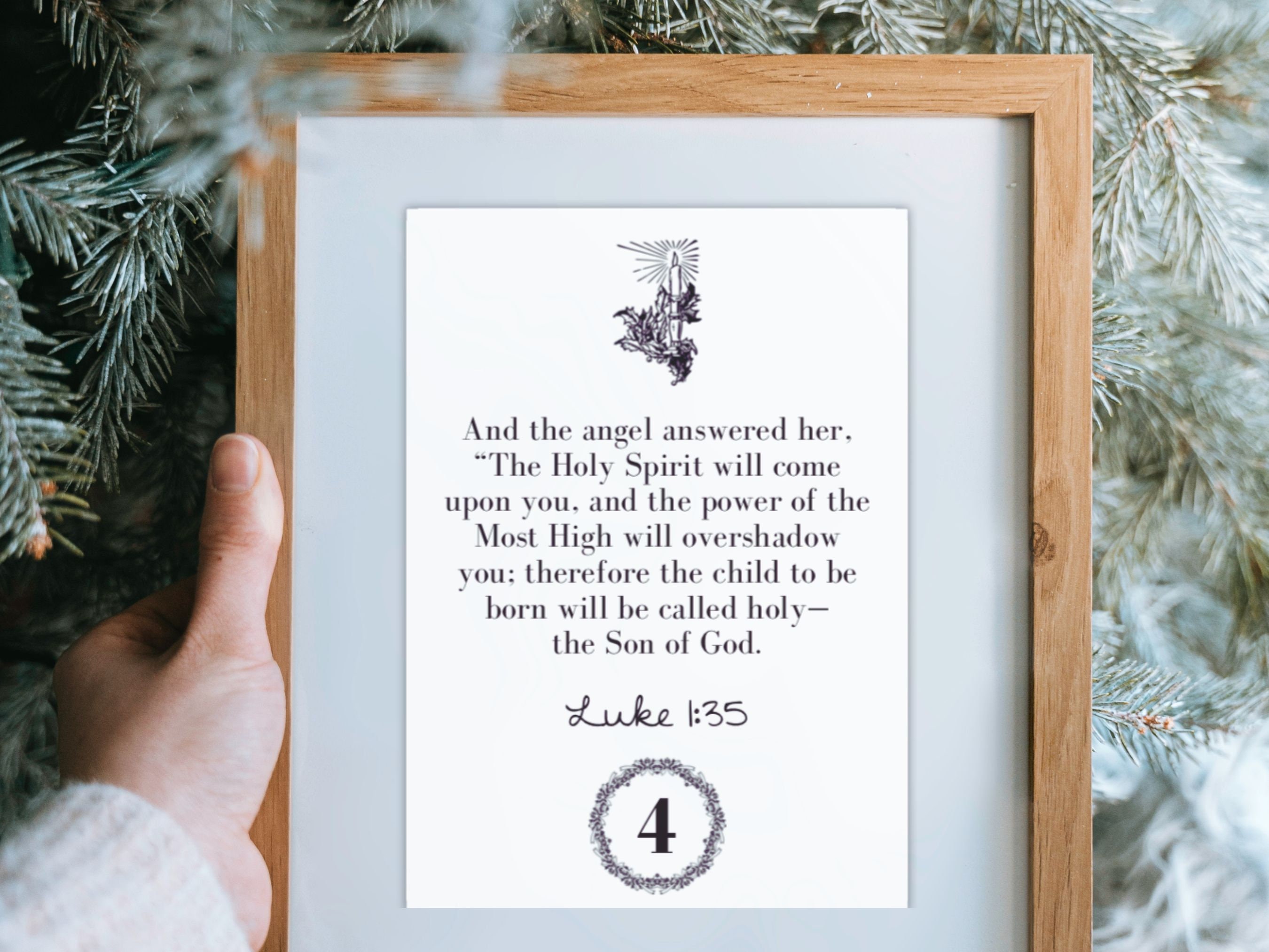 Advent Scripture Printable Cards Bible Verse Cards For Christmas With