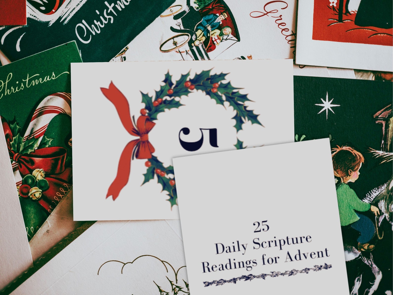 Advent Scripture Printable Cards, Bible Verse Cards for Christmas With ...
