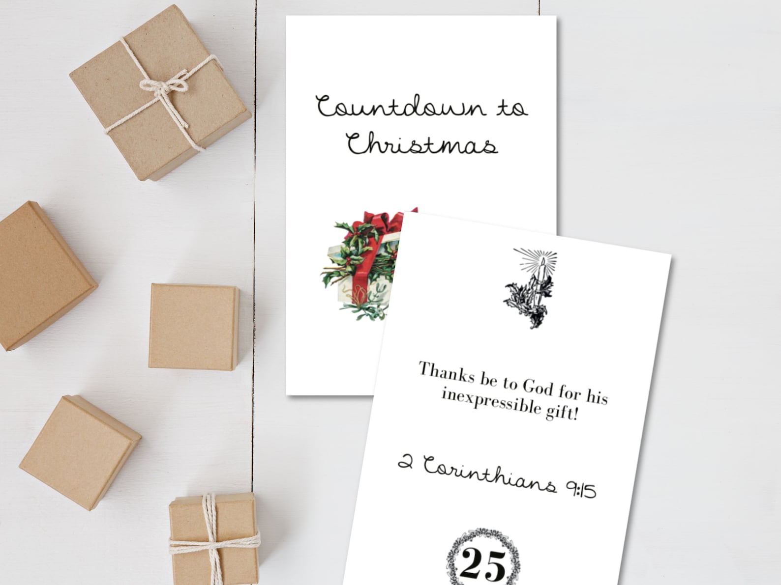 Advent Scripture Printable Cards Bible Verse Cards For Christmas With