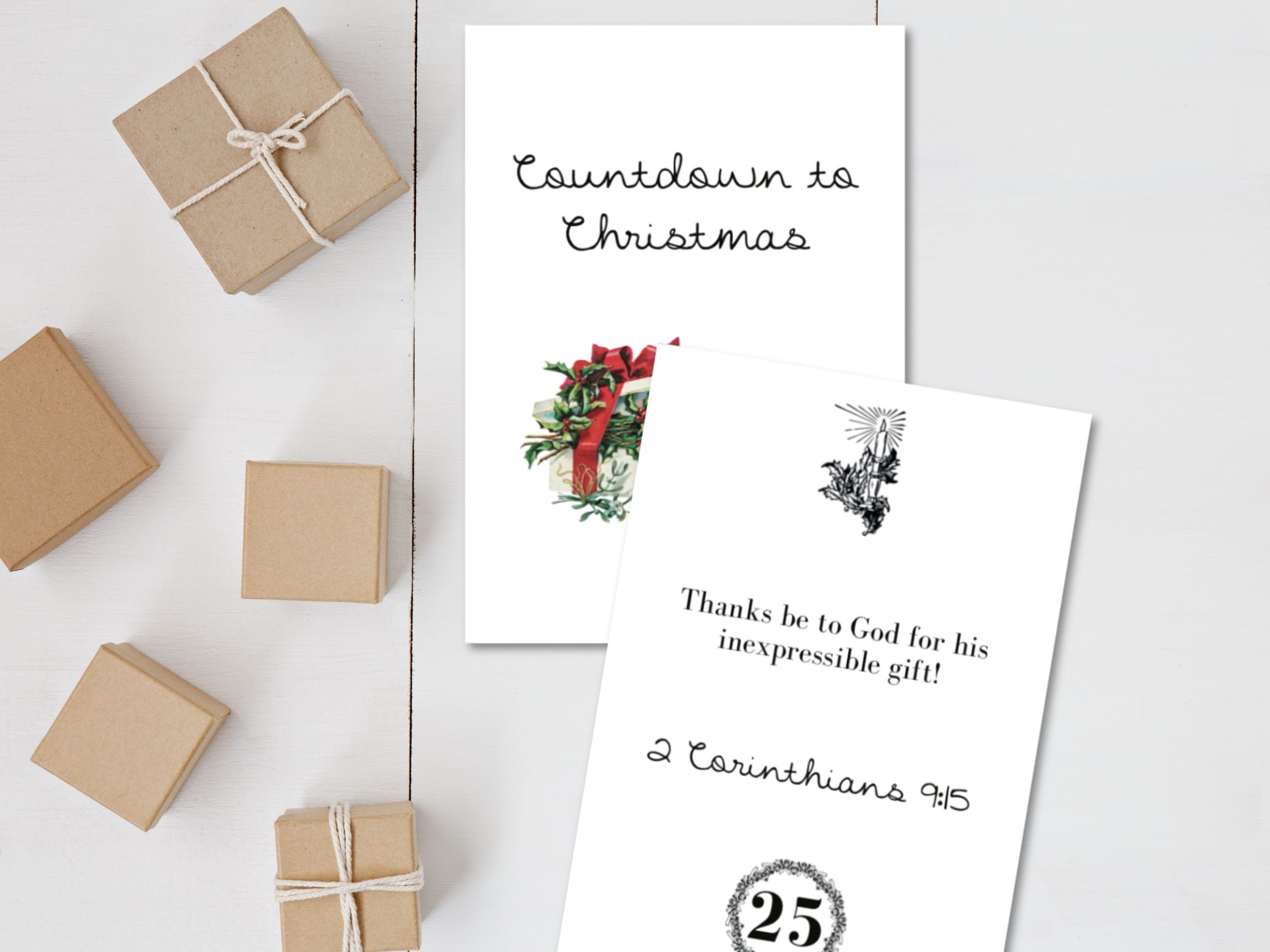 Advent Scripture Printable Cards Bible Verse Cards For Christmas With