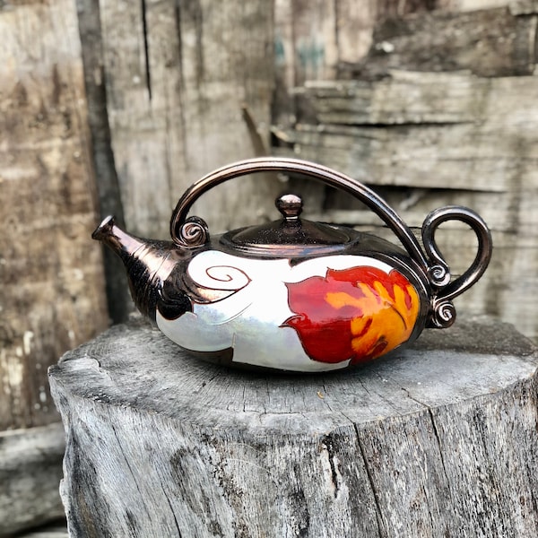 Unique Teapot - Etsy