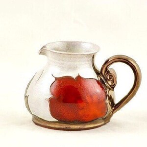 Ceramic Pitcher 6.7oz,coffee Creamer,pearl Collection ,handmade Milk ...