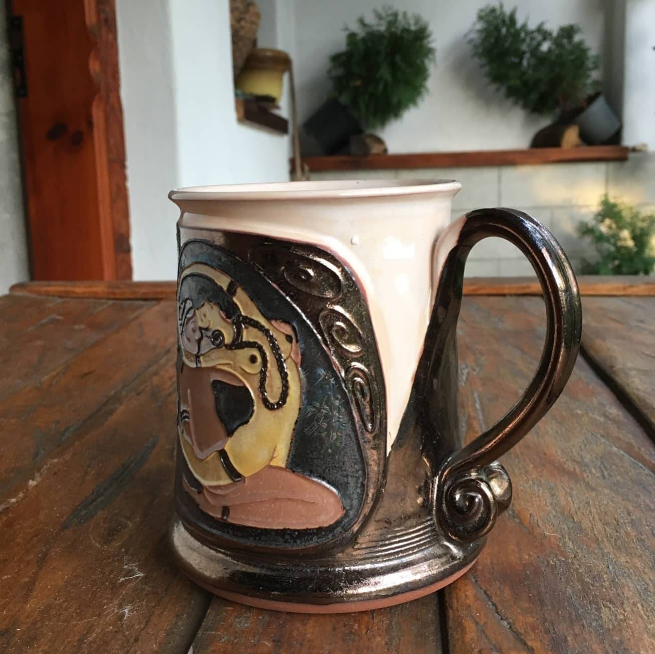 Handmade Kamasutra Pottery Beer Stein, Unique Ceramic Coffee Mug - Etsy UK