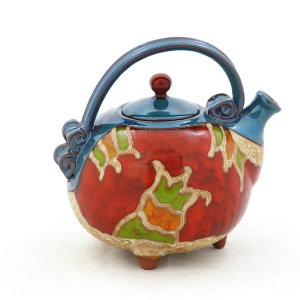 Ceramic Teapot - Etsy