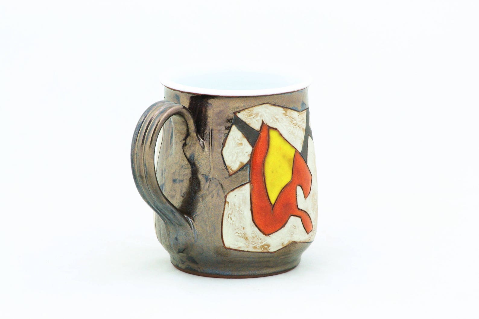 Handmade Ceramic Beer Stein, Pottery Beer Mug, Large Stoneware Mug ...
