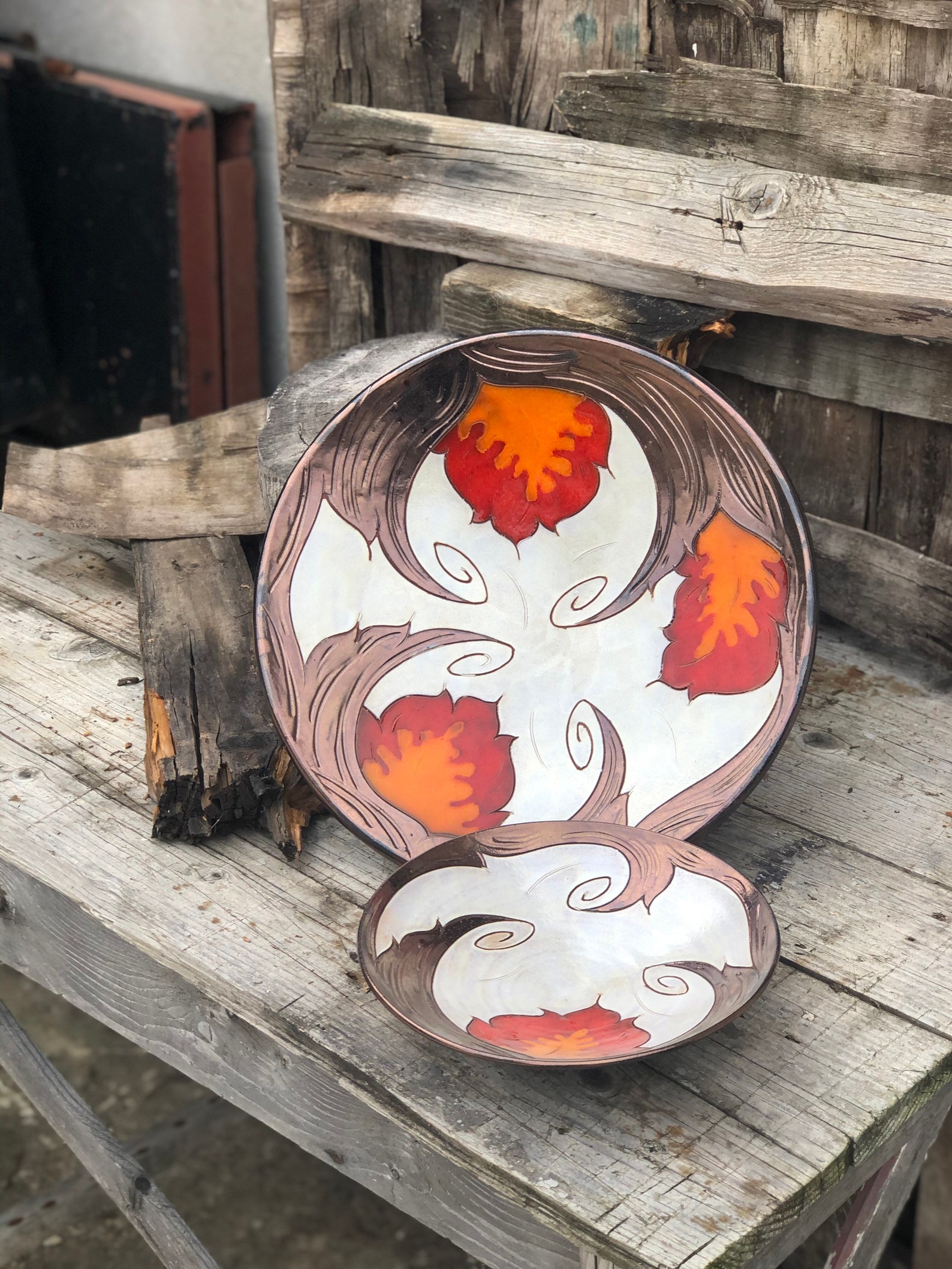 Handmade Ceramic Flower Plate Unique Wedding Centrepiece - Etsy UK