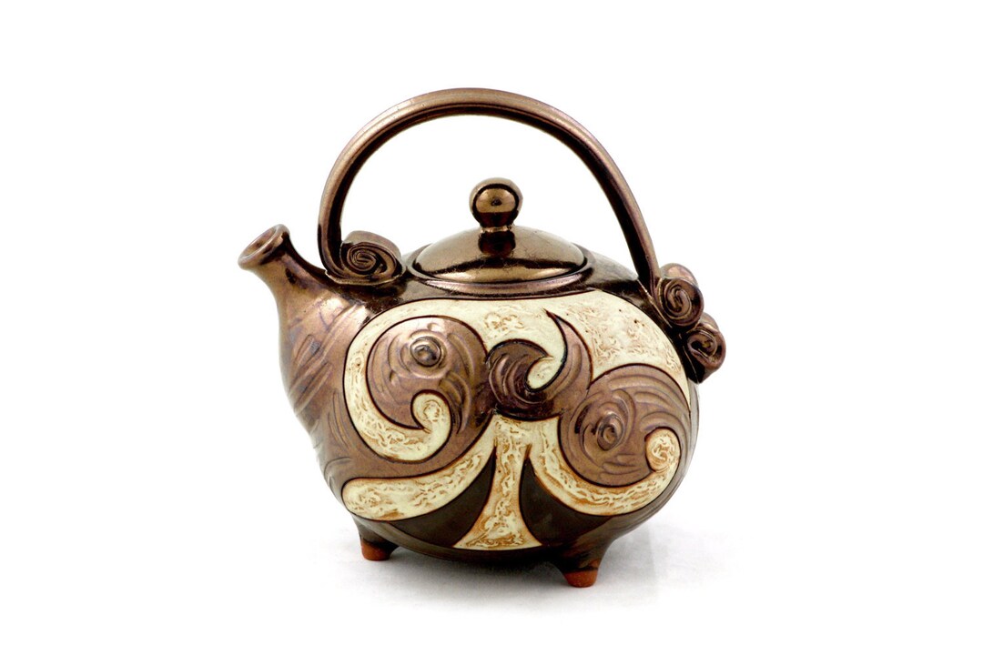 Ceramic Teapot , Unique Pottery Teapot, Rustic Pottery Teapot, Unique ...