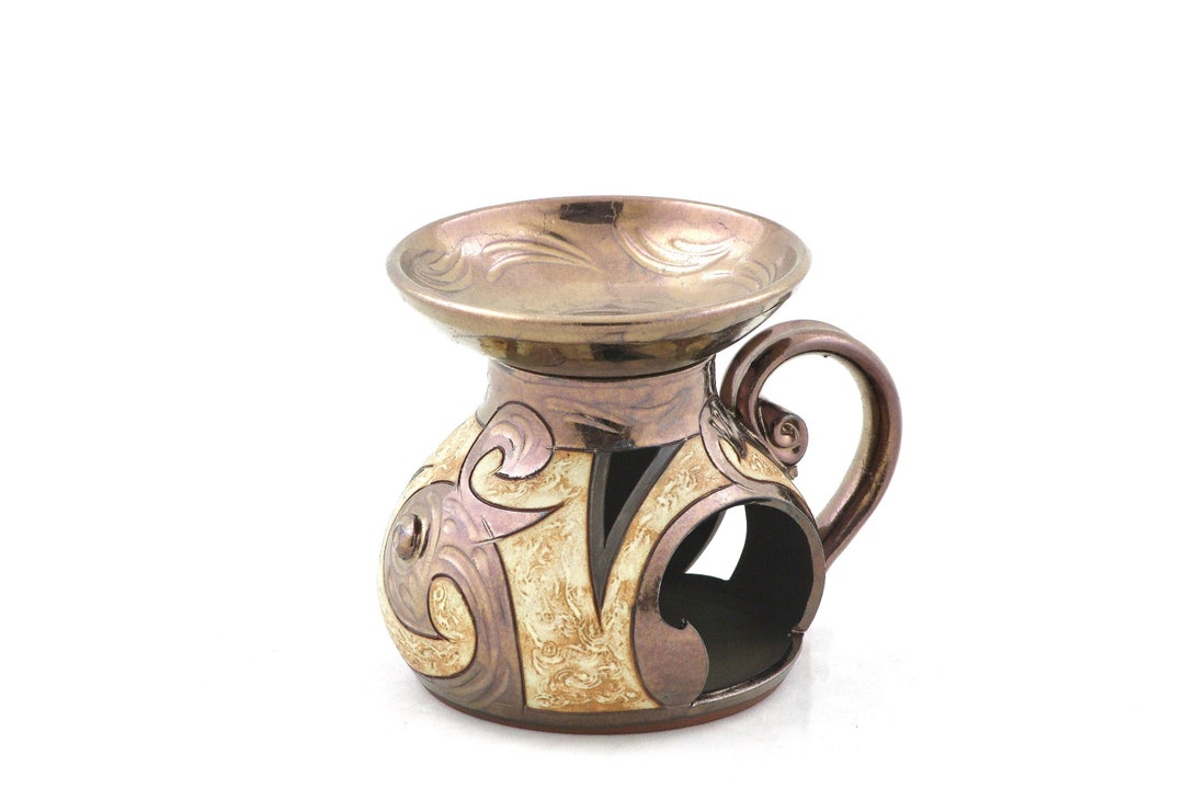 Gift for Her, Wax Melt Burner, Unique Oil Burner, Aromatherapy Oil ...