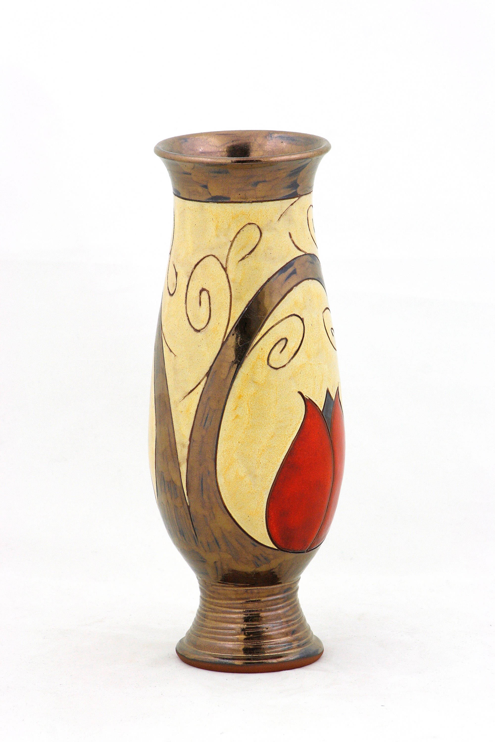 Large Ceramic Vase Handmade Flower Wheel Thrown Pottery Vase - Etsy UK