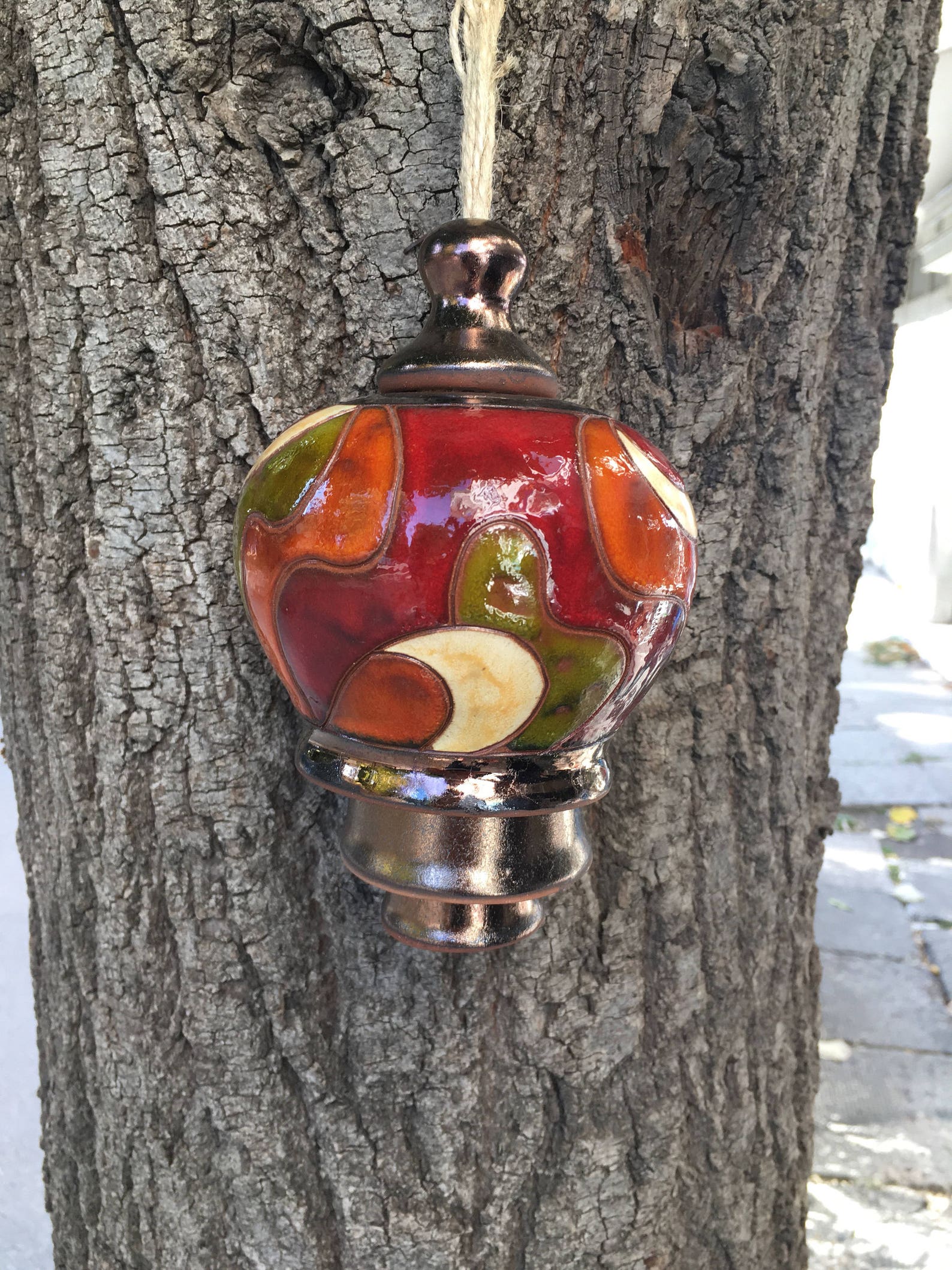 Garden Bell Handmade Windchime Wheel Thrown Wind Chime | Etsy